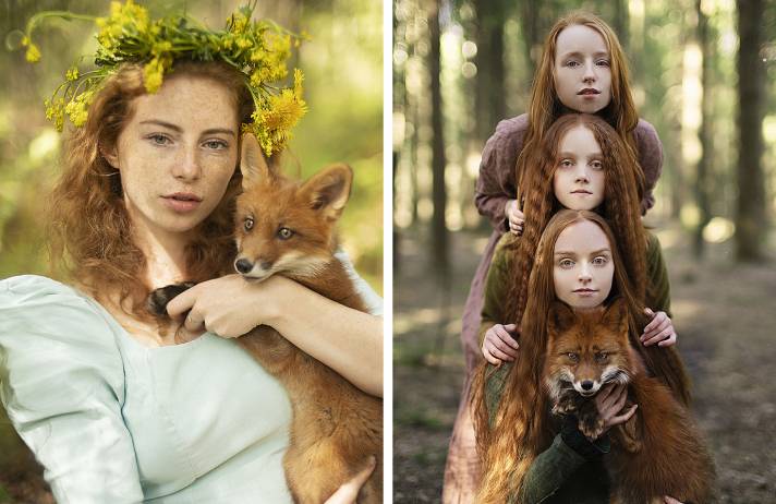 12 imagens fantásticas mostrando a semelhança de raposas com garotas ruivas 12 imagens fantásticas mostrando a semelhança de raposas com garotas ruivas