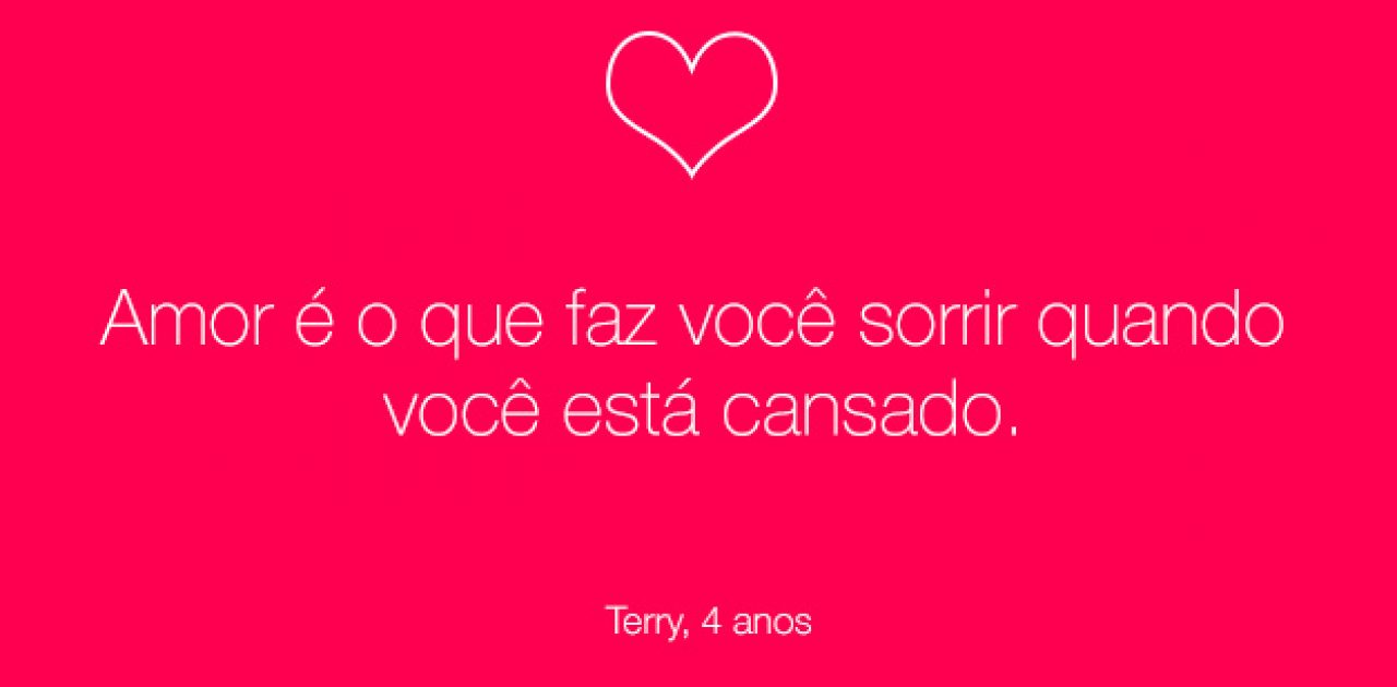 O que é amor para uma criança? Saiba como os pequenos entendem esse ... O que é amor para uma criança? Saiba como os pequenos entendem esse ...